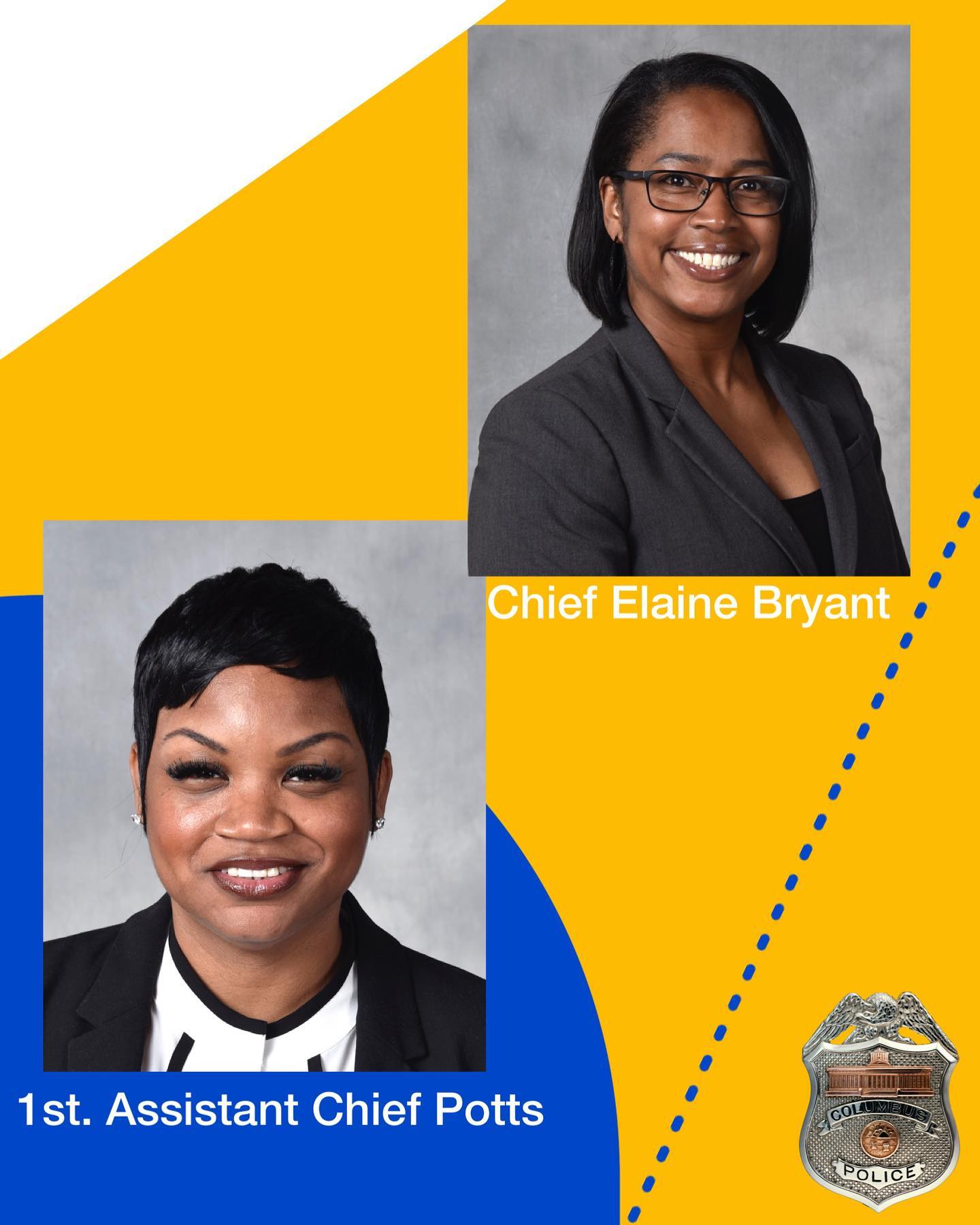 Ceremonial Swearing-in of Police Chief Elaine Bryant and 1st Assistant ...