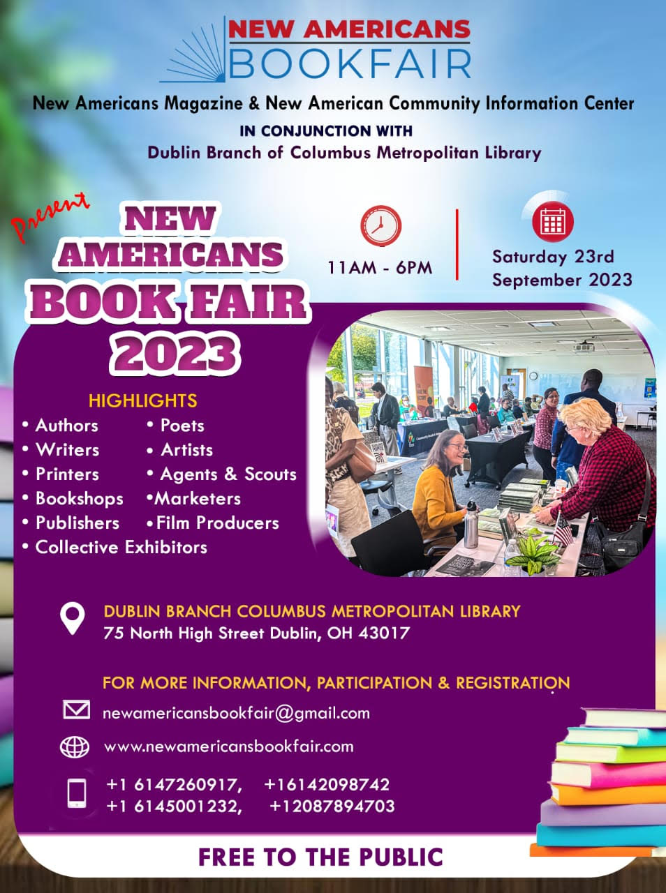 Book-Fair-2023-Flyer – New Americans MagazineNew Americans Magazine