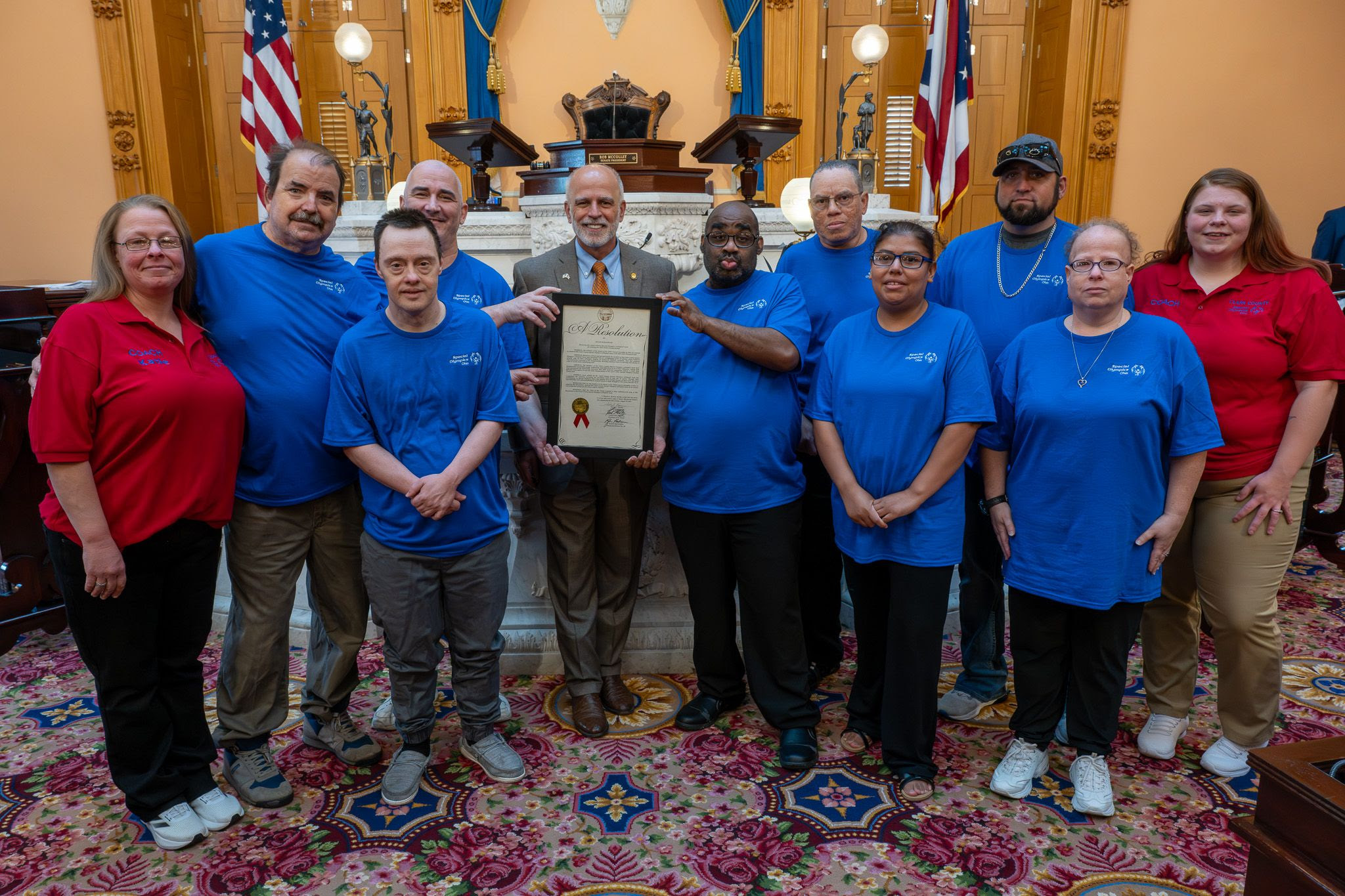 Senator Kyle Koehler Honors Clark County Special Olympics Volleyball ...